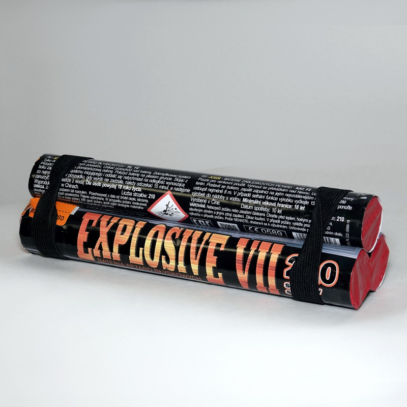 Petardy, dělobuchy - PYROMORAVIA, pyrotechnika a ohňostroje